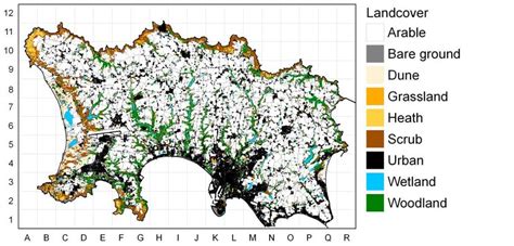 Aggregated Landcover Classes Grid References Are Shown For Orientation Download Scientific