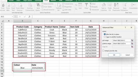 How To Create And Use Advanced Filter Excel With Example Bsuite365