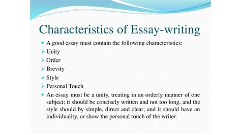 Different Essay Structures And The Typespptx