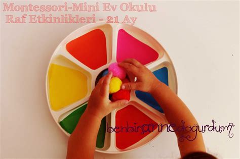 Ben Bir Anne Doğurdum Montessori Mini Ev Okulu Raf Etkinlikleri Ay Eşleştirme Ayrıştırma