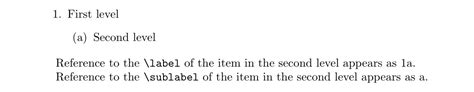 Cross Referencing Reference An Item In A Lower Level List By Only The