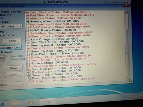 Audi A VCDS Fault Codes AudiWorld Forums