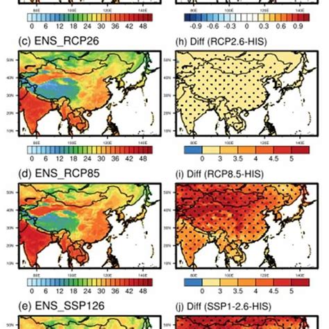 Cordex East Asia Phase 2 Domain And Topography Unit M Boxed Areas