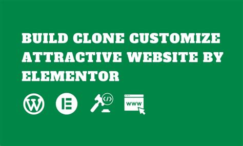 Build Clone Design Redesign Website By Elementor By Cmsexpertmelon