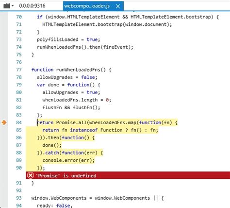 Webcomponents Loader Usage Causes Ie11 Script28 Out Of Stack Space