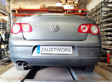 Volkswagen Passat 2 0 TDI Rear Silencer Delete 3 Slash Zaustworx