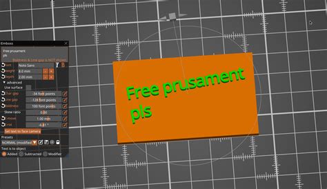 Add An Option To Create Fillet For Embossed Text Issue Prusa D Prusaslicer Github