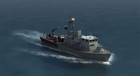 Démineur De Classe Lida Modèle 3d 149 3dm 3ds Cob Dwg Fbx Flt Obj Stl X Ma Max