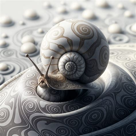 Roller Snail Shell Pattern In 3d Shading Ai Art