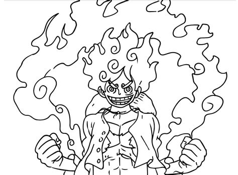 Luffy Coloring Pages Coloringlib