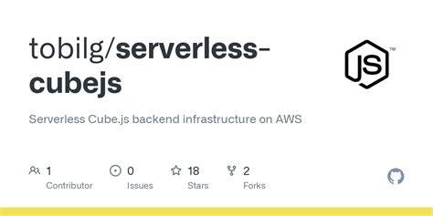 Github Tobilgserverless Cubejs Serverless Cubejs Backend