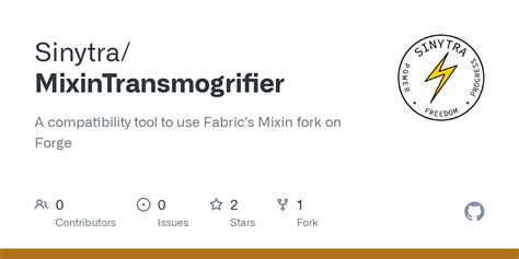 github sinytra mixintransmogrifier a compatibility tool to use