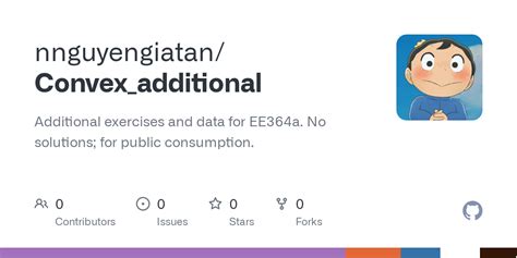 Github Nnguyengiatanconvexadditional Additional Exercises And Data