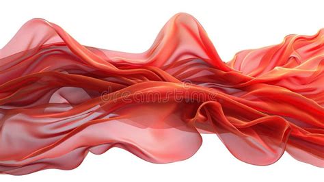 Abstract Red Fabric Flowing In The Wind Stock Illustration Illustration Of Lines Pattern