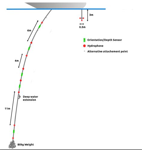 Diagram Of The Hydrophone Array Used Roughly To Scale The Array