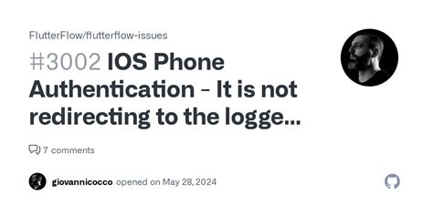 Ios Phone Authentication It Is Not Redirecting To The Logged In Page