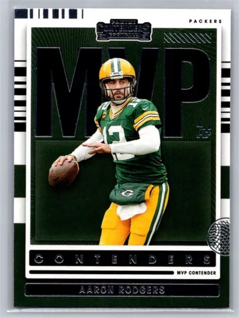 2021 Panini Contenders Mvp Aro Aaron Rodgers Mvp Contenders N°mt Comme