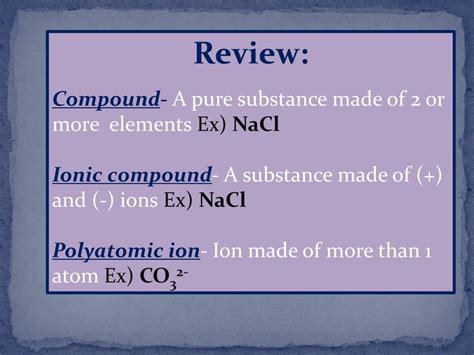 PPT Ionic Bonds The Attraction Between Negative Ions Positive Ions PowerPoint Presentation