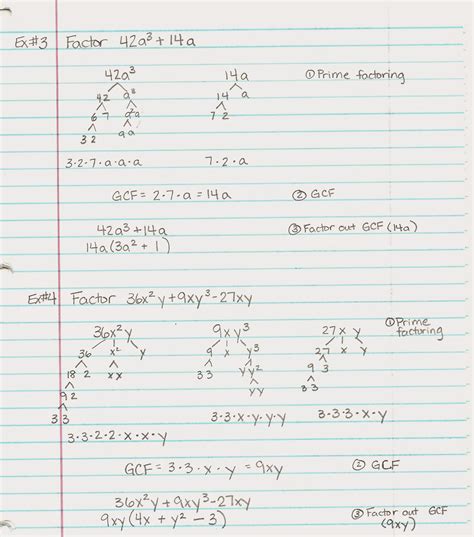 Algebra Alerts Algebra 1 And 2 Algebra 1 Lesson 10 2 Notes And Hw