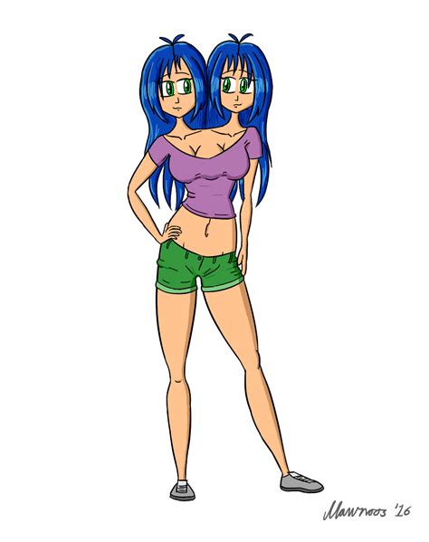 Two Headed Julia By Mawnoos On Deviantart
