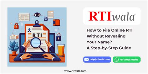 How To File Online RTI Without Revealing Your Name RTIwala