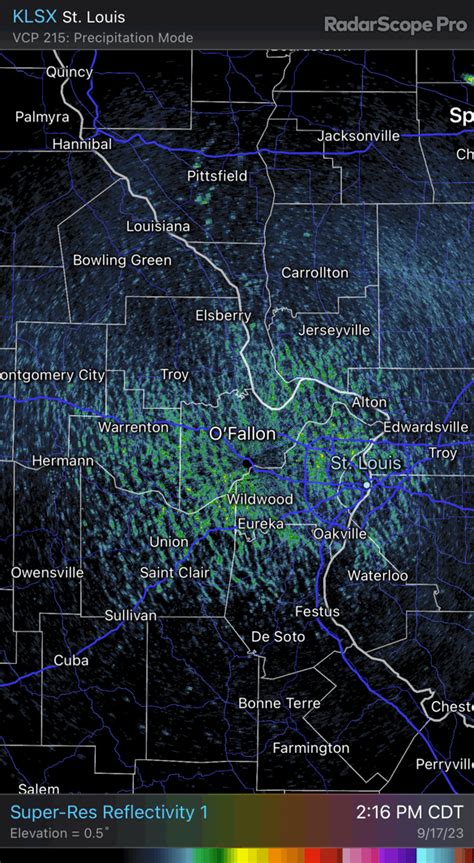 What Causes These Strange Patterns On Radar R Weather