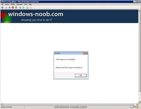 End Of Deployment Message In OSD Troubleshooting Tools Hints And Tips Windows Noob