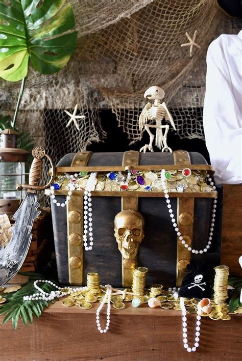 Diy Pirate Treasure Chest In 2024 Pirate Treasure Chest Pirate Chest