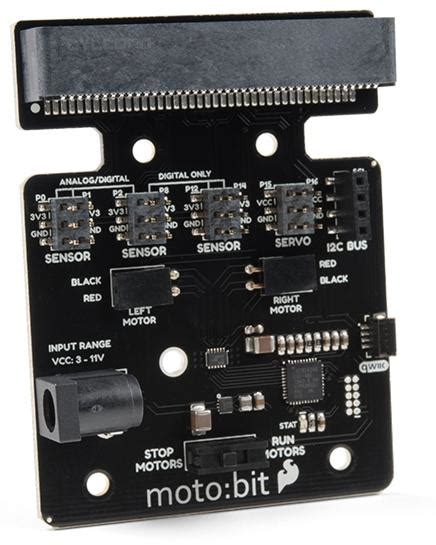 Sparkfun Motobit For Microbit Qwiic H Bridge Servo Control I2c Edge Conne Buy At