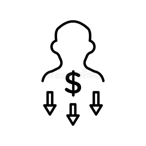 Reduce Labor Costs Icon Stock Vector Illustration Of Symbol 330167048