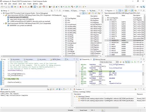 Tms320f28377s Cla Does Not Stop Executing After Task Variables