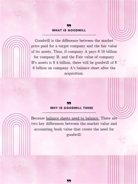 Goodwill Accounting Pdf Goodwill Accounting Book Value