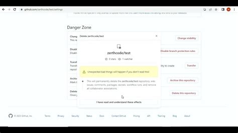 How To Delete Github Repository Files Youtube