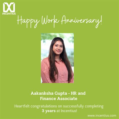 incentius on linkedin workanniversary employeeappreciation teamwork