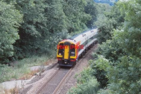 Photo Class 159 Dmu Unit No 159001 Honiton Bank Summer 2002 £1 85