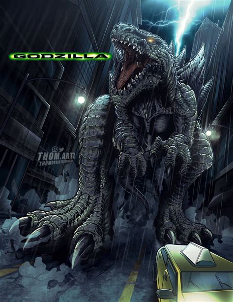 Godzilla 1998 Tegninger Godzilla Vs Godzilla 1998