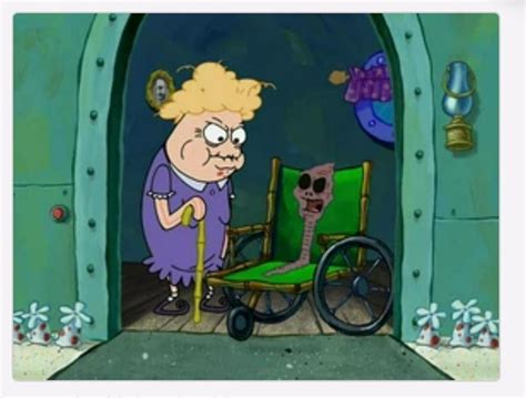 Spongebob Chocolade Oude Dame Snapchat
