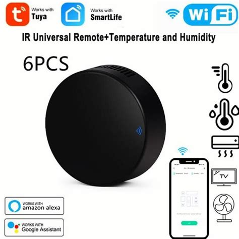 3 Pièces Télécommande Tuya Wifi Ir Capteur De Température Et