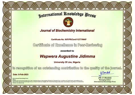 Pdf Certificate Of Peer Review