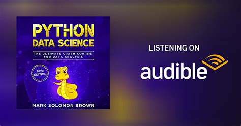 Python Data Science Audiobook By Mark Solomon Brown