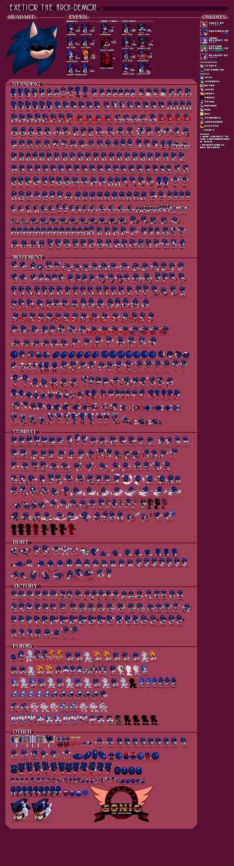 Exetior Fn Sim Style Sprite Sheet Fanmade Sheet By