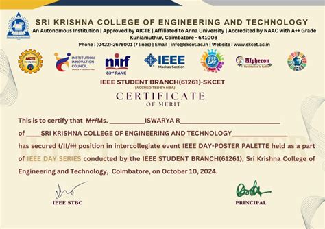 iswarya ramasamy on linkedin ieee ieeeday creativityunleashed