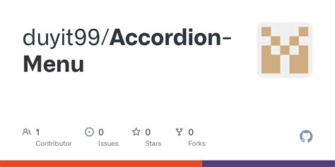 GitHub Duyit99 Accordion Menu