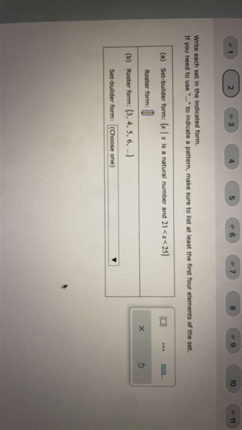 solved write each set in the indicated form if you need to