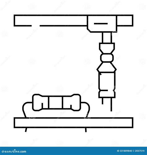 Electronics Line Vector Icons And Signs Electronics Engineering