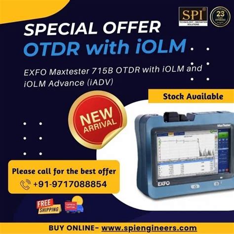 Exfo Maxtester 715b Otdr With Iolm And Iolm At Best Price In New Delhi