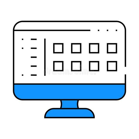 Files Of Operating System Icon Color Illustration Stock Vector