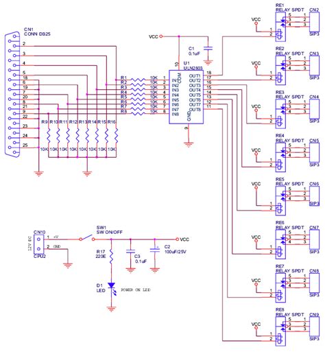 8 Channel Relay Module Circuit Diagram