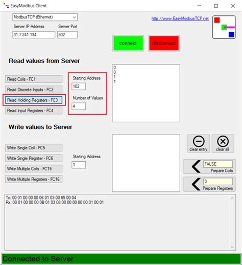 an27 modbus tcp with netio 4x control and measure lan power sockets
