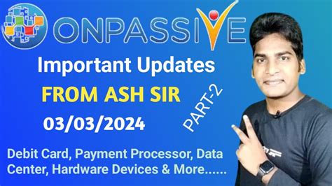 Important Updates From Ash Sir About Debit Card Payment Processor